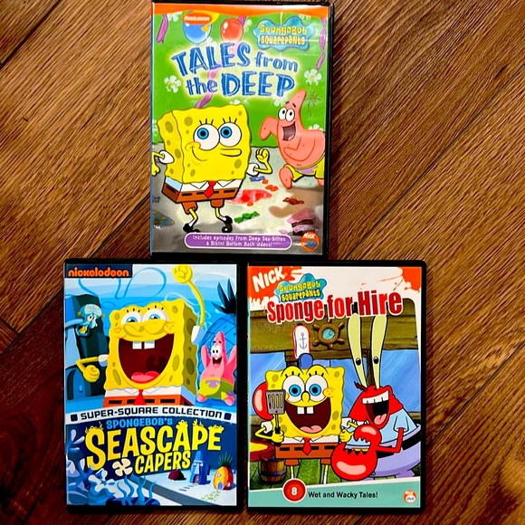 Nickelodeon | Media | Nickelodeon Spongebob Movie Collection Set Of 3 ...